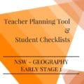 Teacher Editable Checklists NSW Early Stage 1 Maths