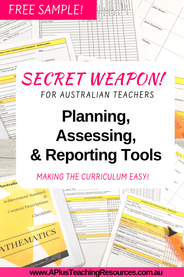 Planning & Assessment Checklists Bundle Year 1 WA