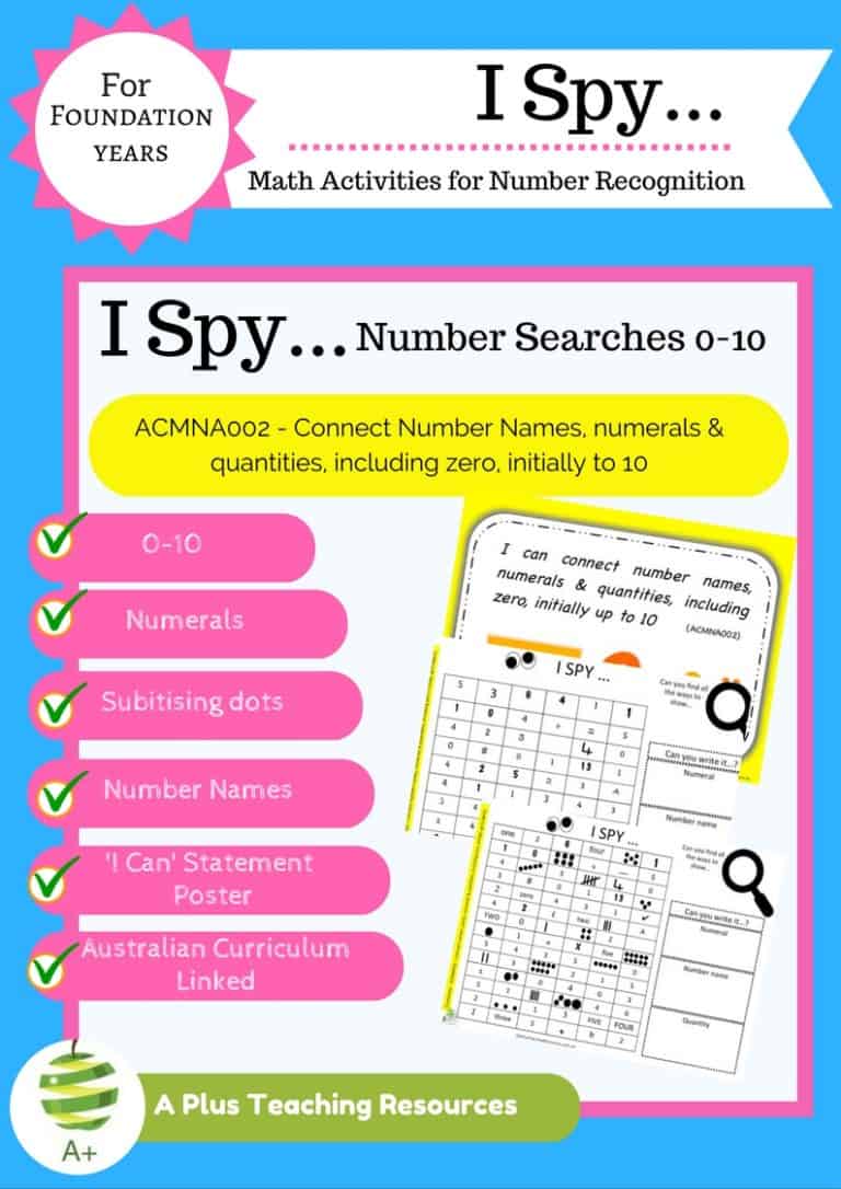 Number Recognition Free Game - A Plus Teaching Resources