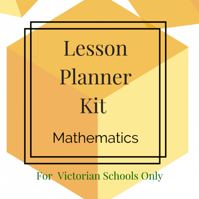 BEST Editable Lesson Planner Kit For Mathematics