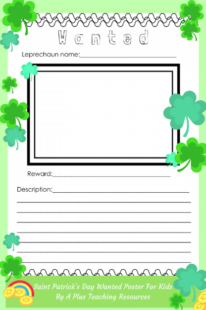 St Patricks Day Writing Prompt {FREE Printables} | A Plus Teaching ...