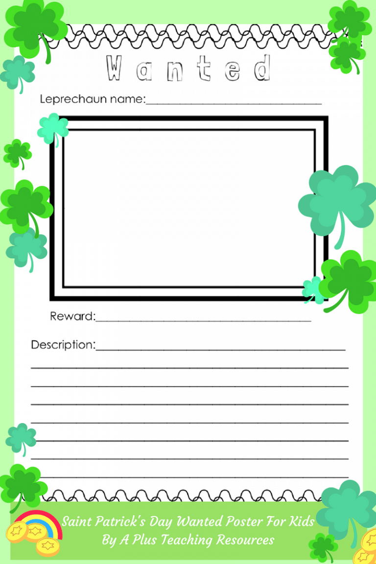St Patricks Day Writing Prompt {FREE Printables} | A Plus Teaching ...