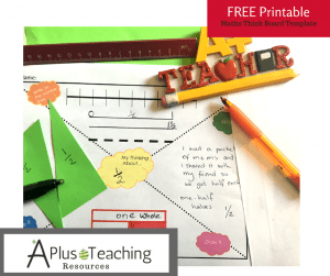 FREE Think board maths template blank template