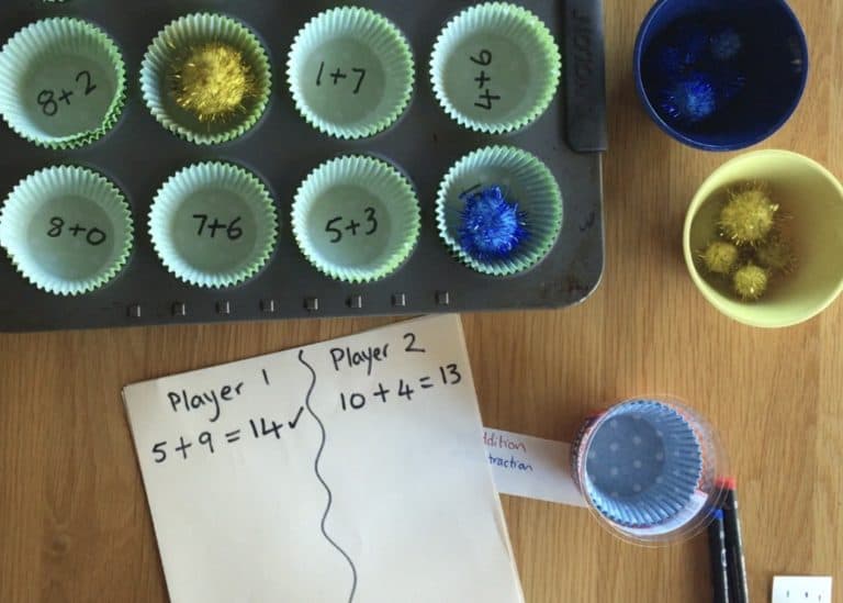Muffin Tin Maths | A Plus Teaching Resources
