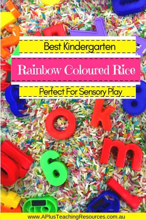 How To Make Quick Coloured Rice For Rainbow Sensory Bins