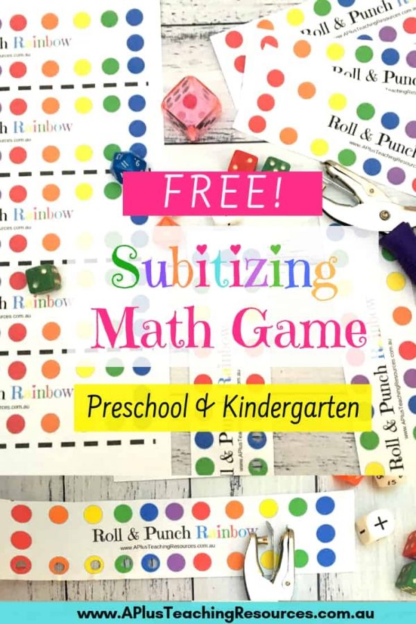 FREE Hole Punch Game {Fine Motor Activity} A Plus Teaching Resources