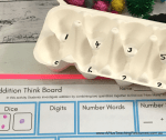 Egg Carton Math Activities {Subitizing, Numbers & Addition}