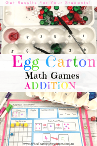 Egg Carton Addition Teaching Ideas: Strategies To Teach Addition