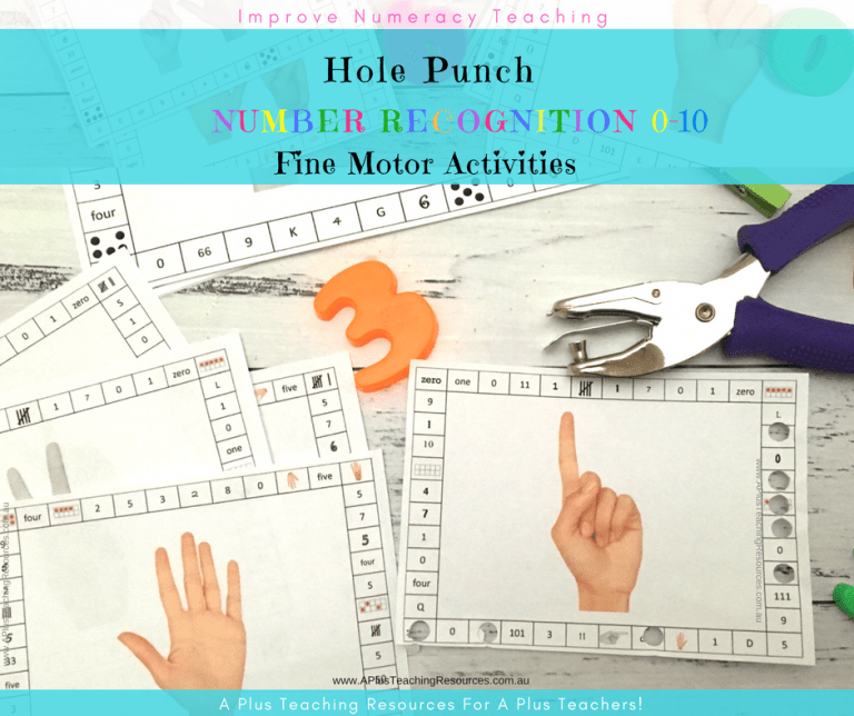 Brilliant Numbers 0-10 Hole Punch Activities For Kids!