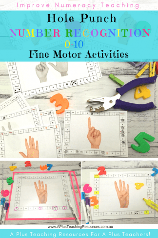 Brilliant Numbers 0-10 Hole Punch Activities For Kids!