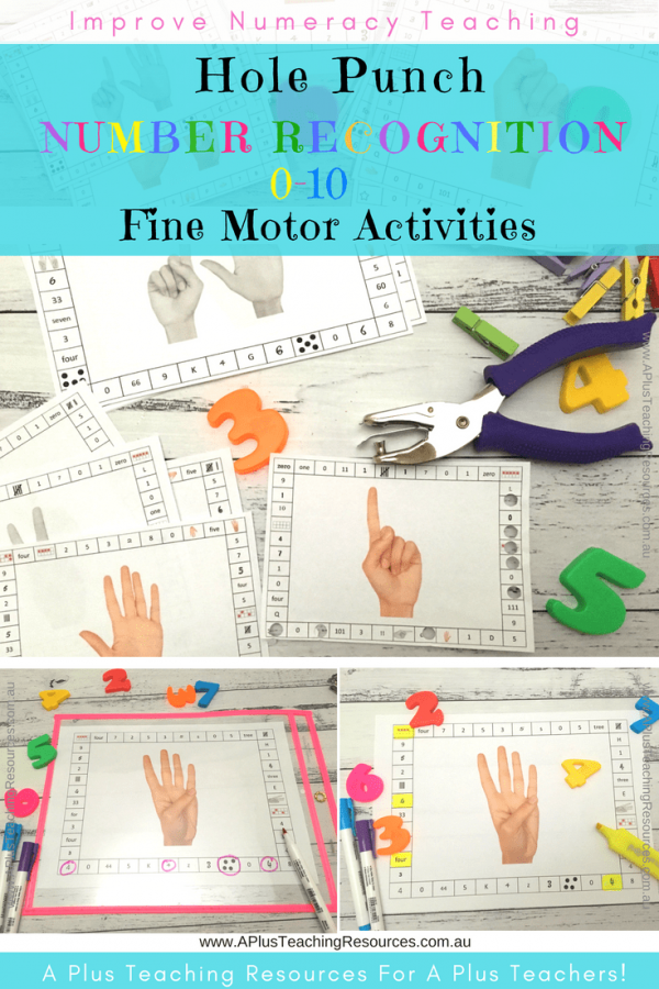 Brilliant Numbers 0-10 Hole Punch Activities For Kids!