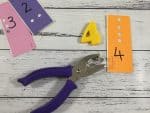 Hole Punch Fine Motor Activities: Number Recognition For Kids
