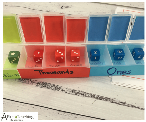 The Cleverest Place Value Dice Activity Ever: Your Kids Will Love it!