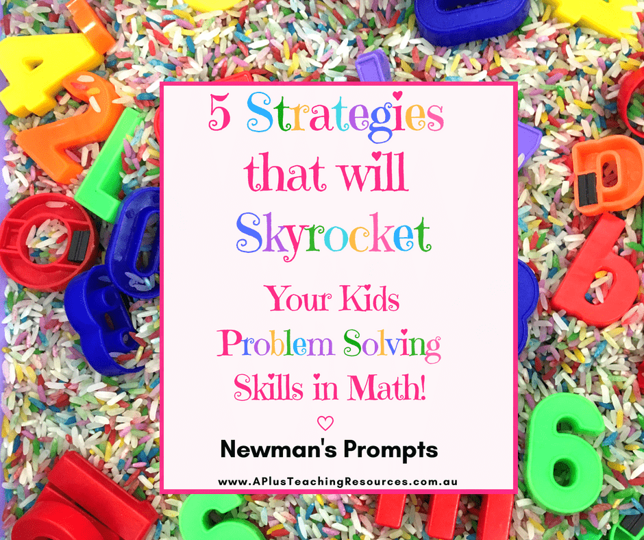 Use Newman's Prompts To Skyrocket Math Problem Solving! {FREEBIE}