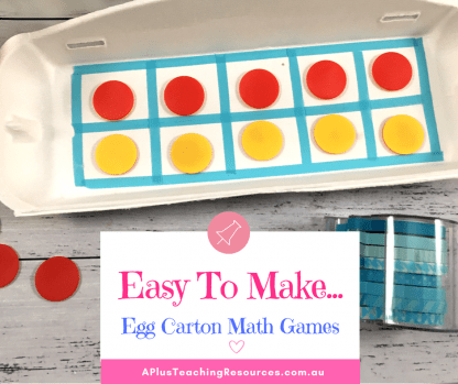 Egg Carton Ten Frame Activities- Egg-cellent! Ideas For Teaching Math