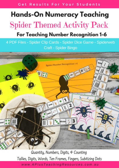 Too Cute To Spook! Spider Printable Number Games | A Plus Teaching ...