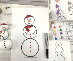 Winter Snowman Printable Number Games {5 Classroom FREEBIES}