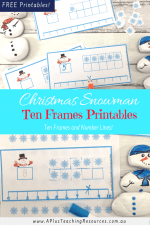 Snowman Playdough Mats {FREE Printable!} | A Plus Teaching Resources