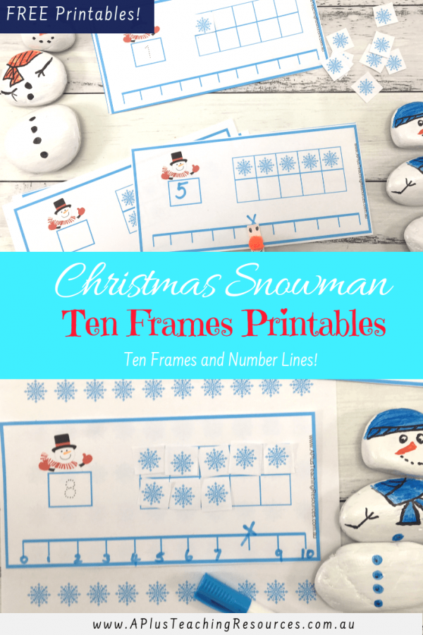 Snowman Playdough Mats {FREE Printable!} | A Plus Teaching Resources