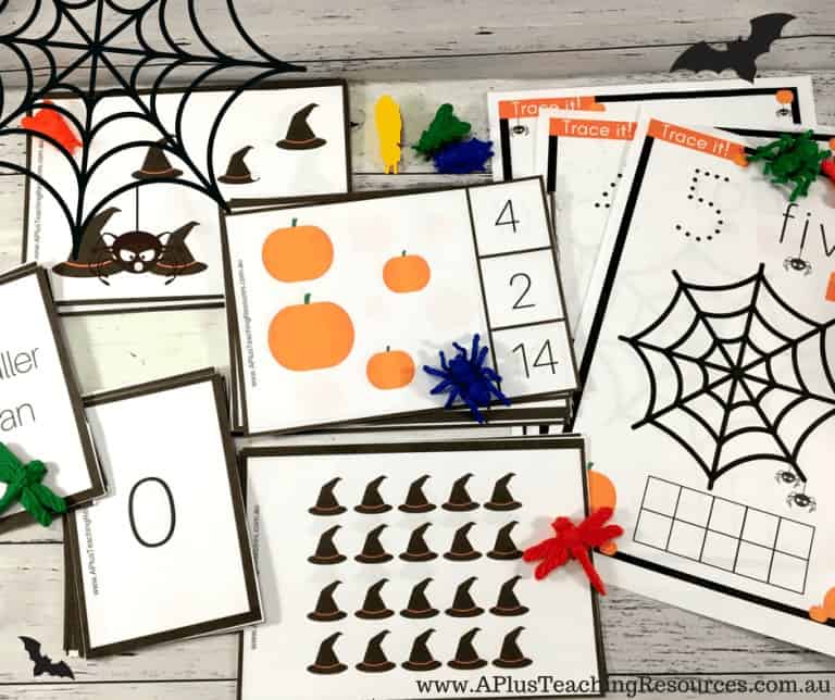 Spooktacular Halloween Printable Number Games