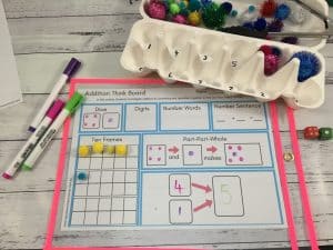 Egg Carton Ten Frame Activities- Egg-cellent! Ideas For Teaching Math