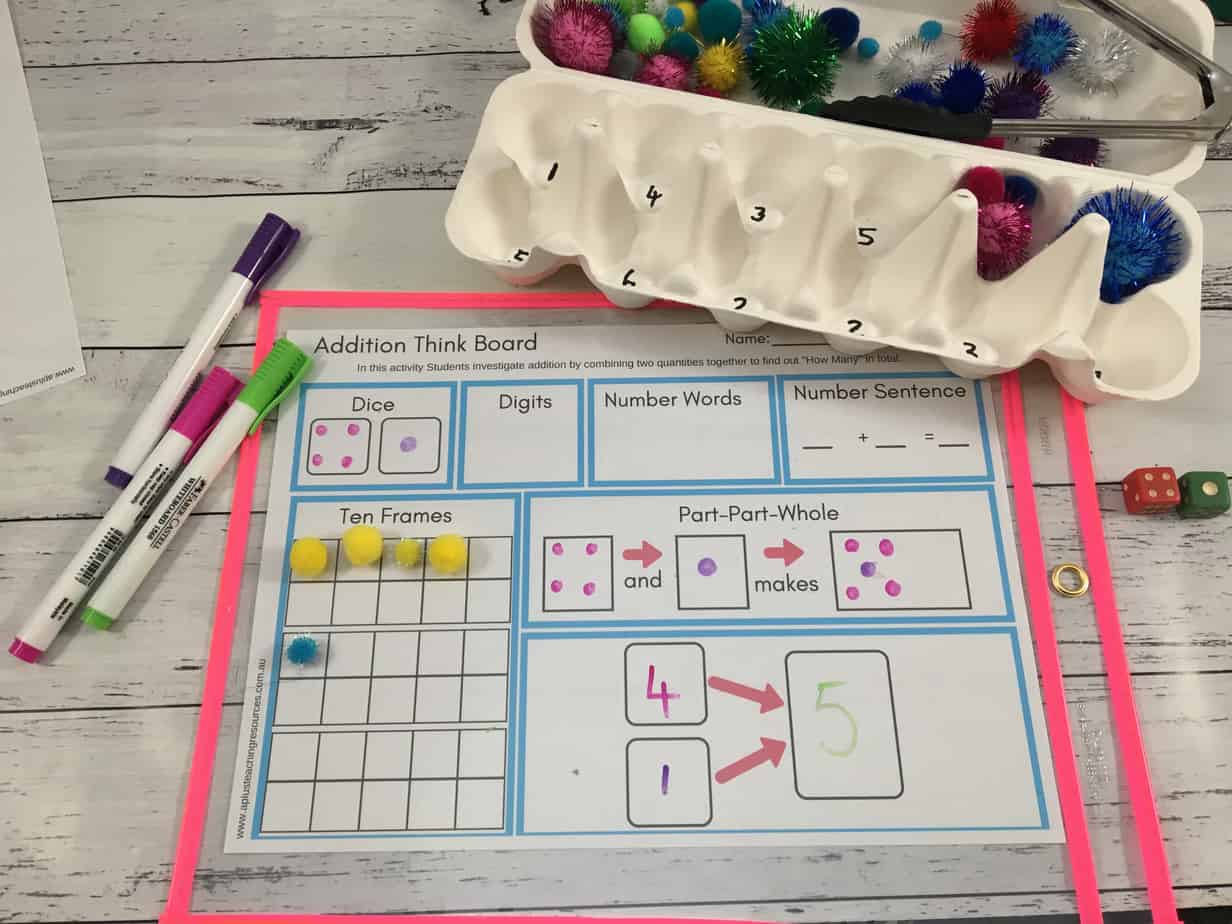 Egg Carton Ten Frame Activities- Egg-cellent! Ideas For Teaching Math