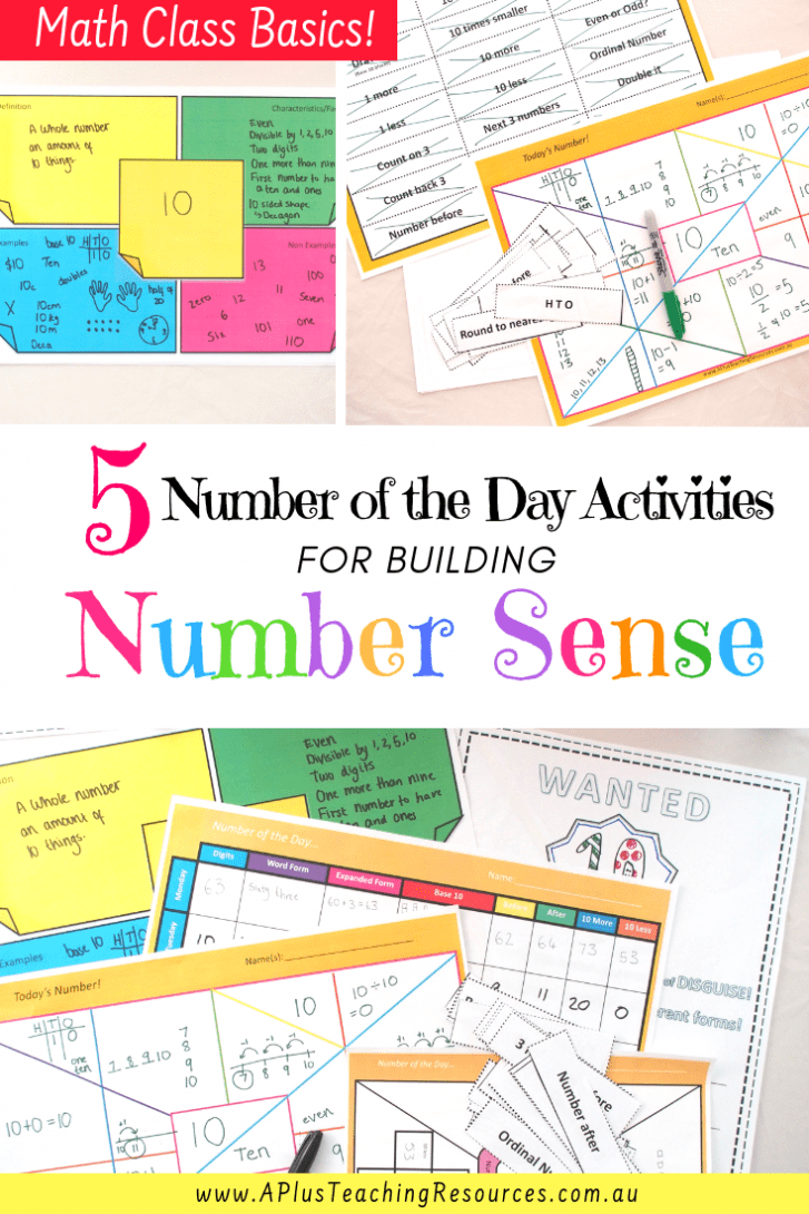 5 Proven Activities For Teaching Number Sense Number Of The Day 