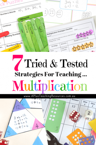 Teaching Multiplication Strategies By A Plus Teaching Resources