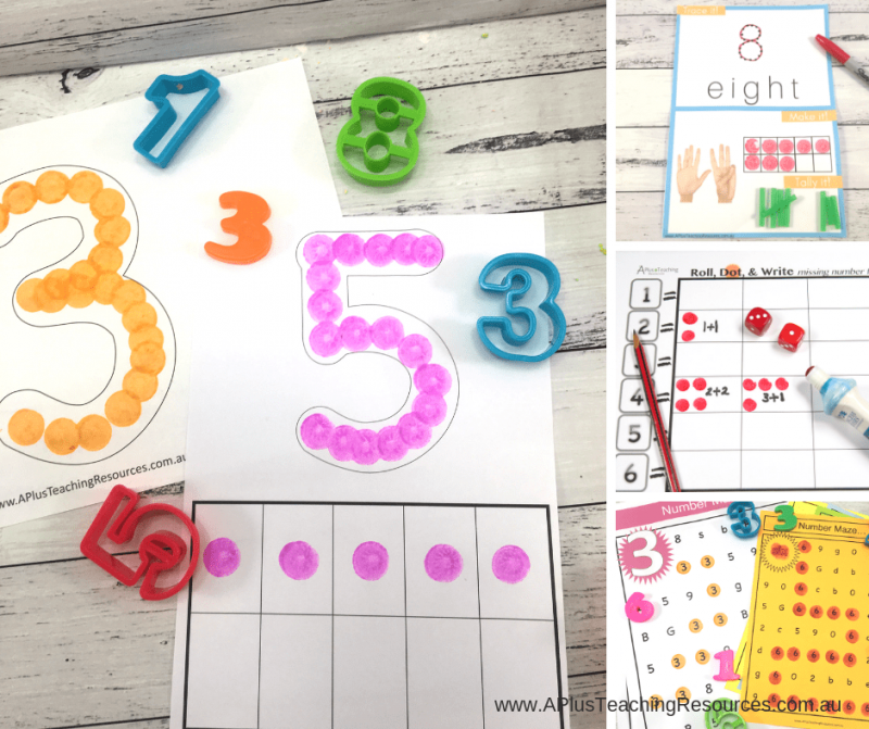 Do-A-Dot Fact Fluency Dice Activities {FREEBIES} | A Plus Teaching ...