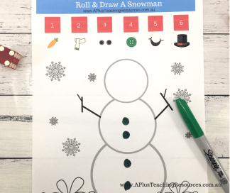 Snowman Subitizing Games {5 FREE Math Games}