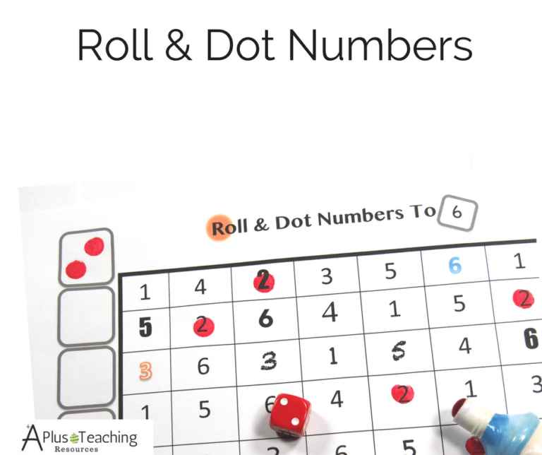 Do-A-Dot Fact Fluency Dice Activities {FREEBIES} | A Plus Teaching ...