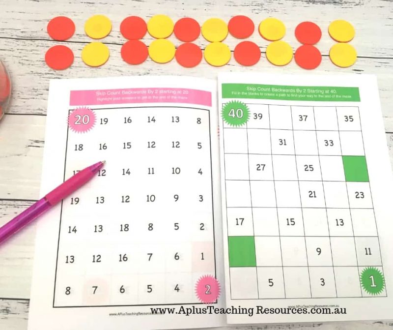 Skip Counting By 2 Printables {Goodbye MINDLESS Colouring-in} | A Plus ...