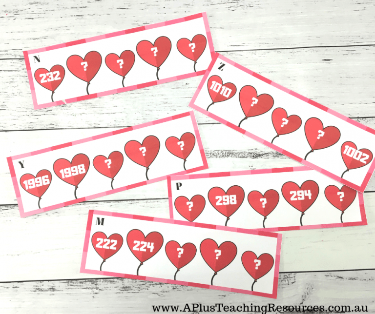 FREE Valentine's Day Skip Counting Math Game {Counting By 2's}