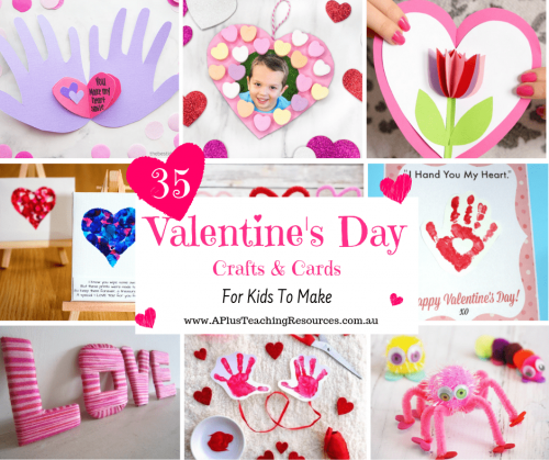 DIY Kids Valentine Cards {Classroom Craft} | A Plus Teaching Resources