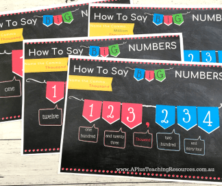 How To Say Really Big Numbers {It's A Nifty Trick!} FREEBIE!