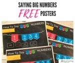 How To Say Really Big Numbers {It's A Nifty Trick!} FREEBIE!