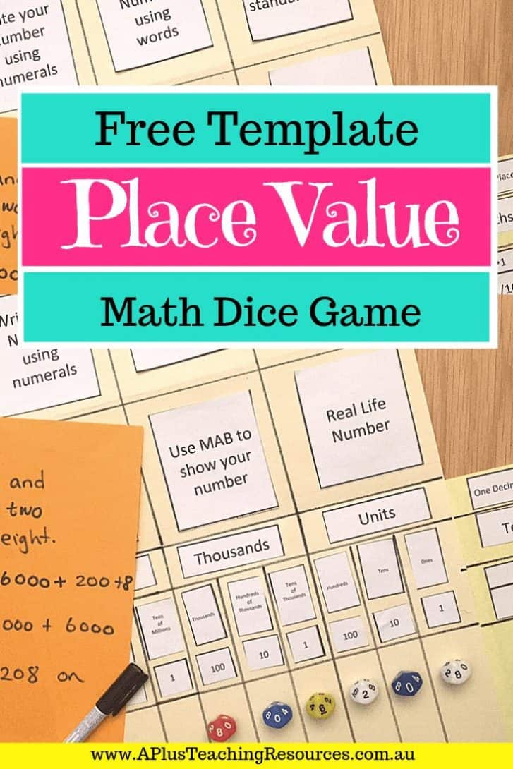 The Best Place Value Folder Game Printable For FREE The Best Place Value Folder Game Printable For FREE