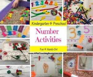 Kindergarten Number Recognition Activities {Hands-On Ideas} | A Plus ...