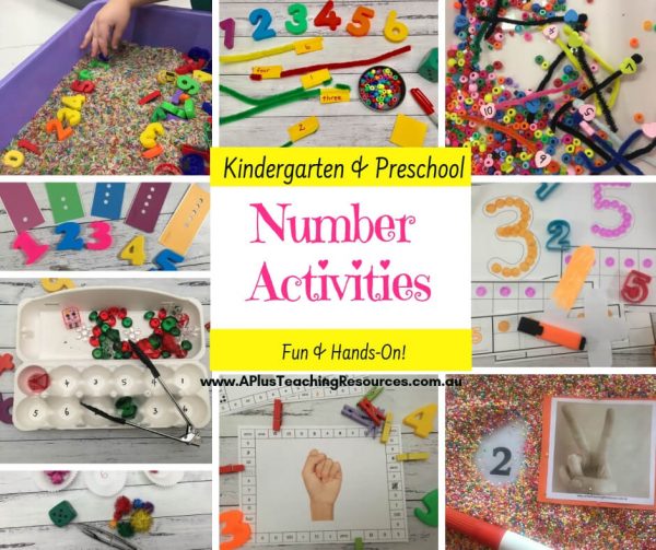 Kindergarten Number Recognition Activities {Hands-On Ideas} | A Plus ...