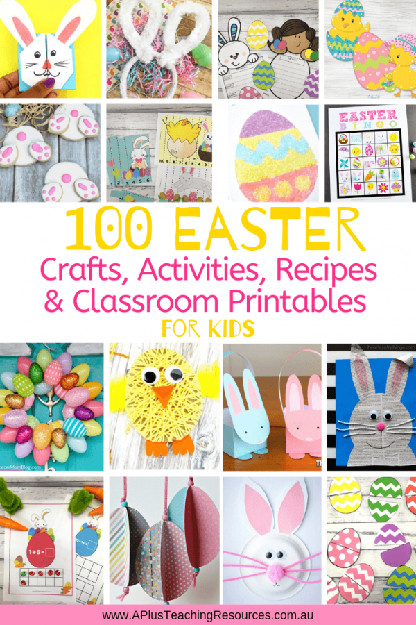 100 Easter Activities For Kids {Printables, Crafts, & Recipes} | A Plus ...