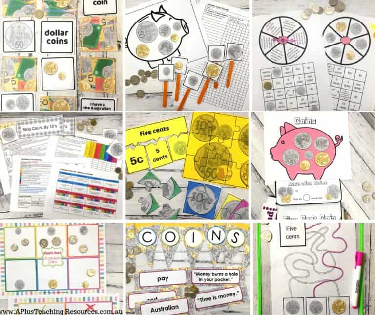 Ultimate Australian Coins Lesson Plans & Activities Kit {Jammed Packed!}