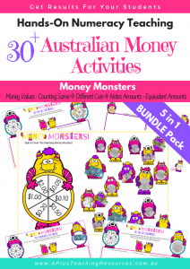 Australian Money Math Center Games {Monster Fun!}