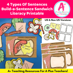 Types of Sentences Printables {Sandwich Building Literacy Center}