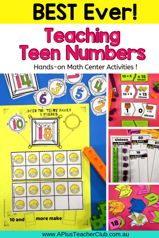 Teen Number Boards (Teen and Ty ) | A Plus Teaching Resources