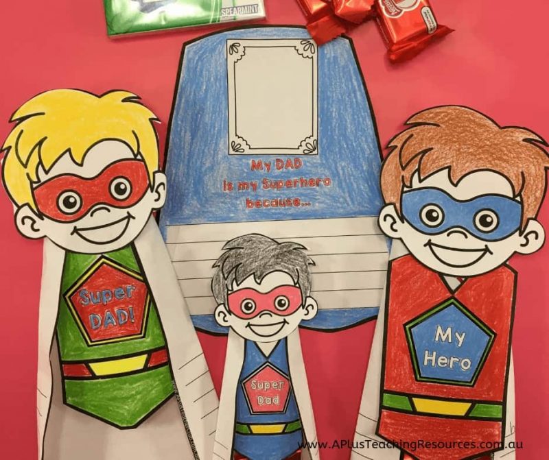 Easy To Make Father's Day Superhero Gift {Free Printable} | A Plus ...
