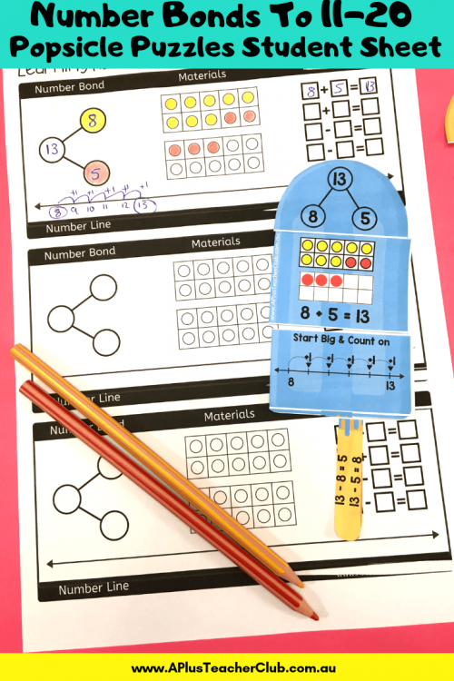 Cool Popsicle Number Fact Games {Addition and Subtraction} A Plus ...