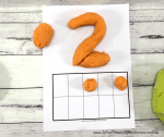 Free Number Playdough Mats | A Plus Teaching Resources