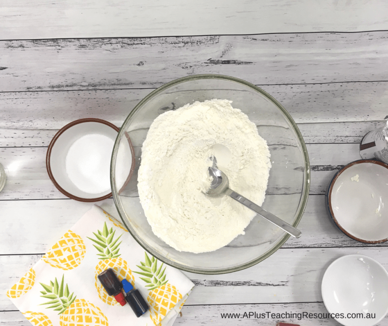 Super Quick and Easy No Cook Playdough Recipe | A Plus Teaching Resources