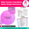 Teacher Editable Checklists NSW Early Stage 1 Maths