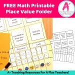 Place Value Folder Template | A Plus Teaching Resources